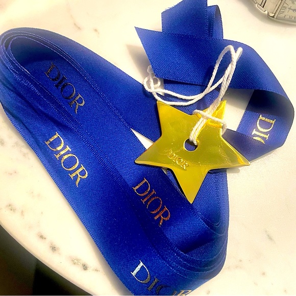 Dior | Accessories | Dior Ribbon Gold Star Ornament | Poshmark